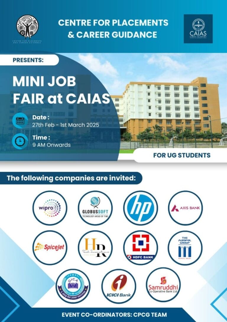 Mini Job Fair 2025 - CAIAS