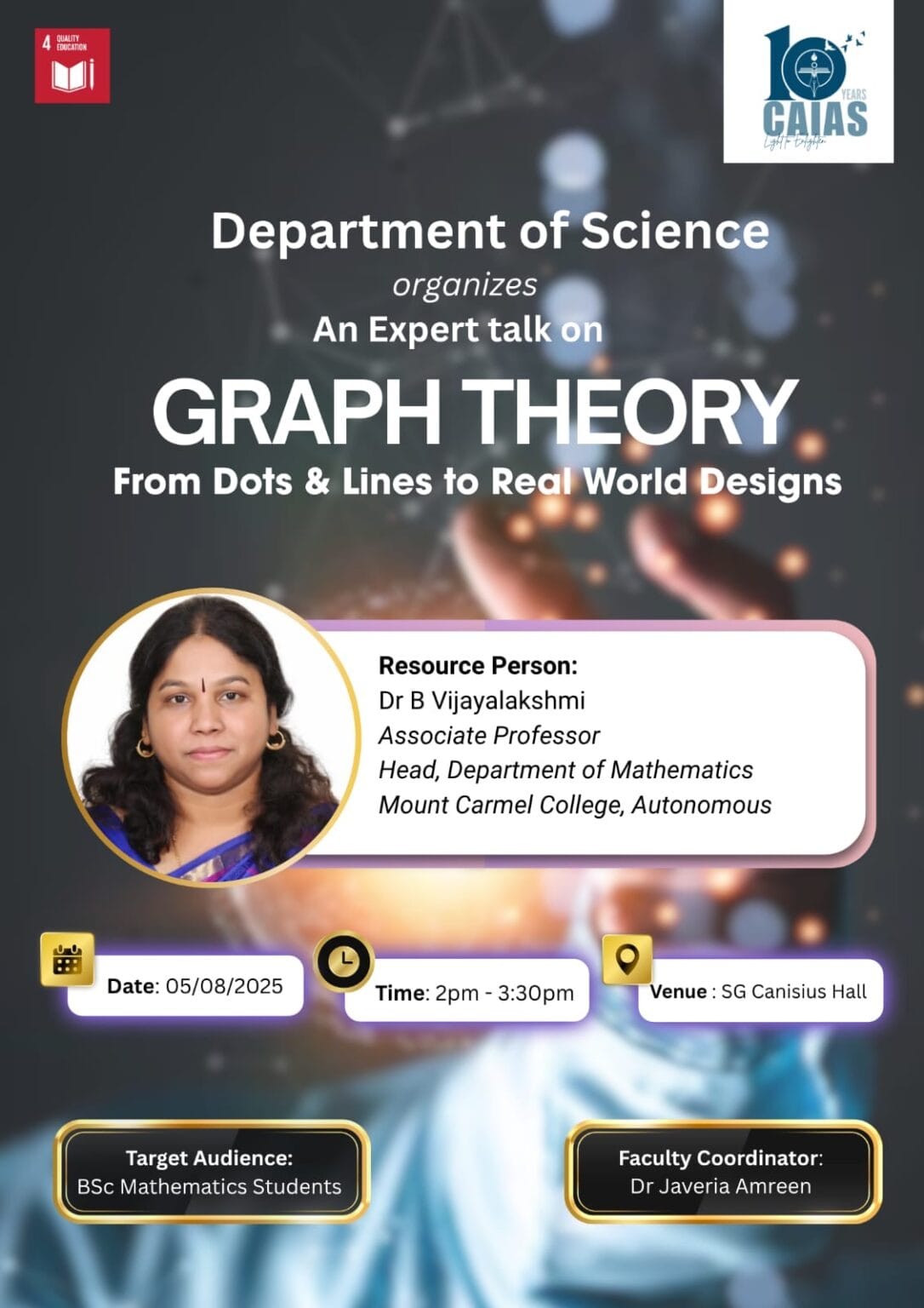 Expert Talk on Graph Theory - CAIAS