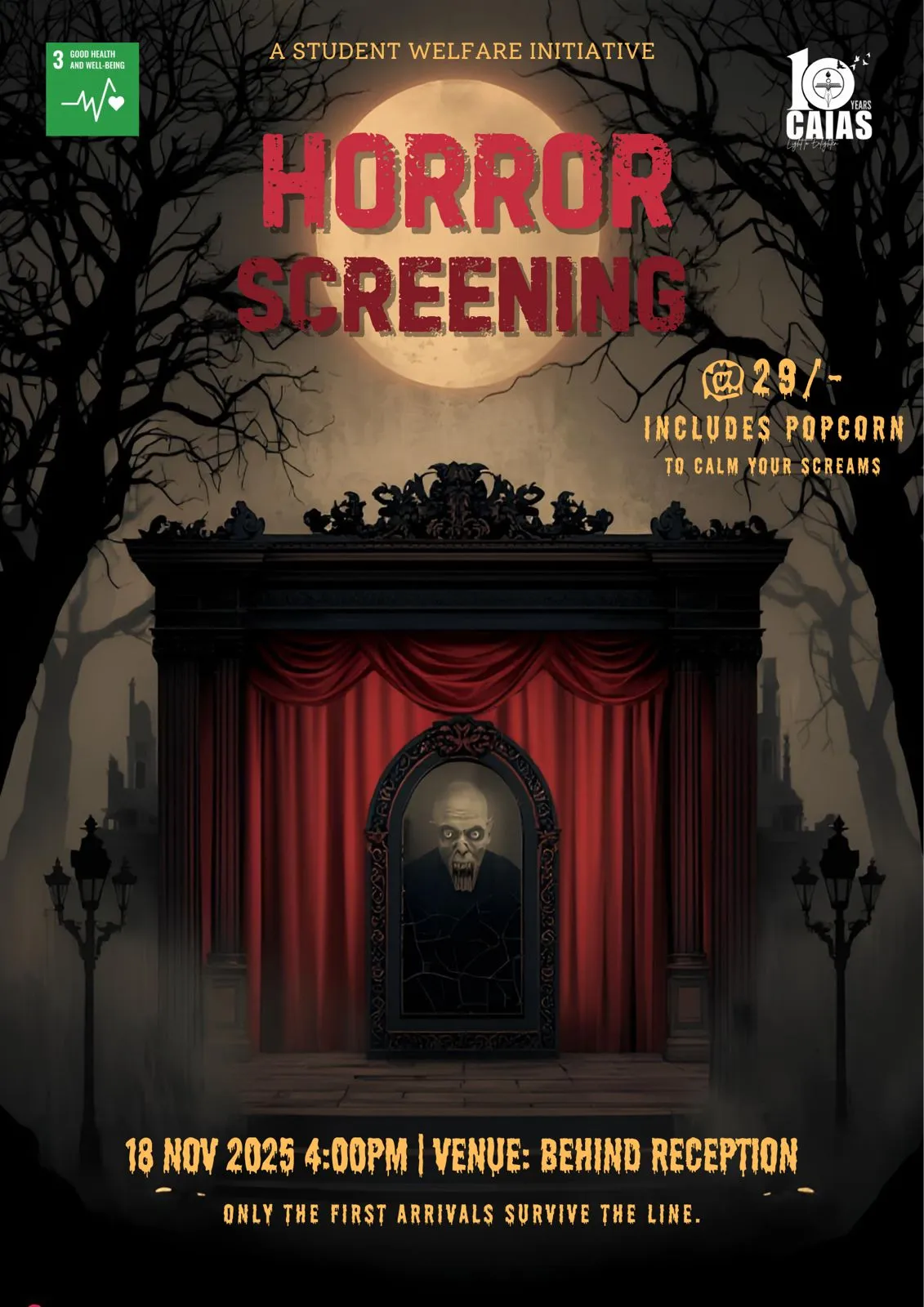 Horror Screening - CAIAS