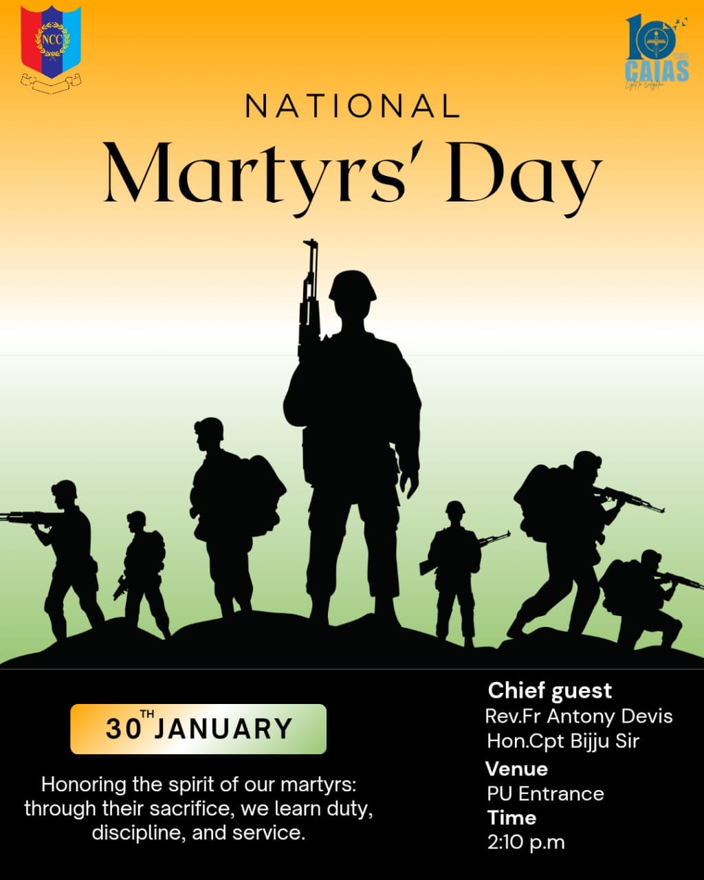 National Martyrs’ Day Observance 2026 - CAIAS