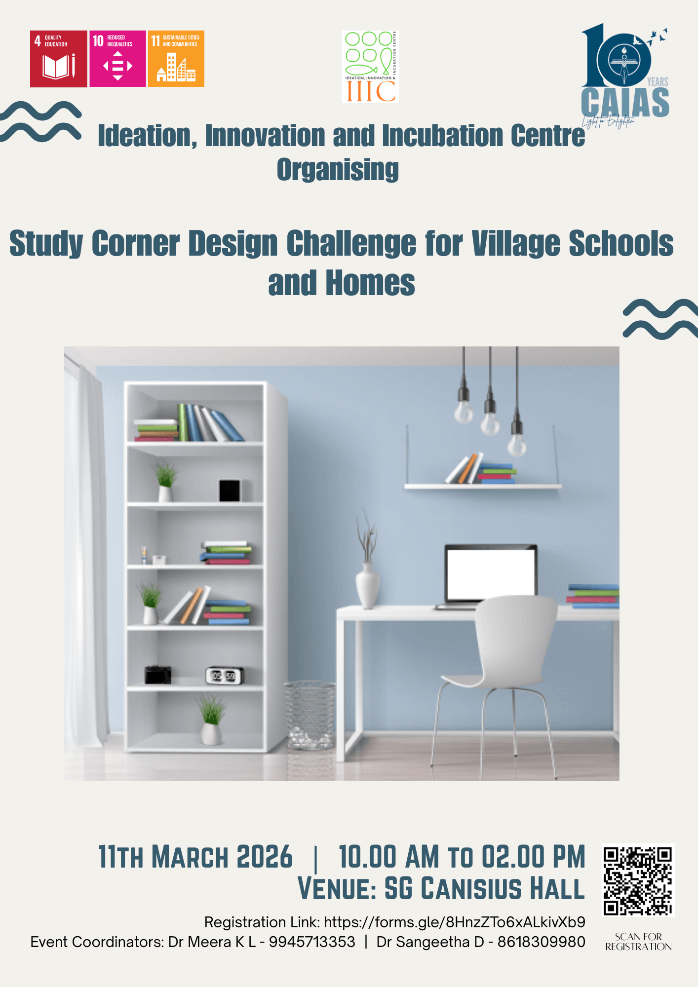 Study Corner Design Challenge for Village Schools and Homes - CAIAS